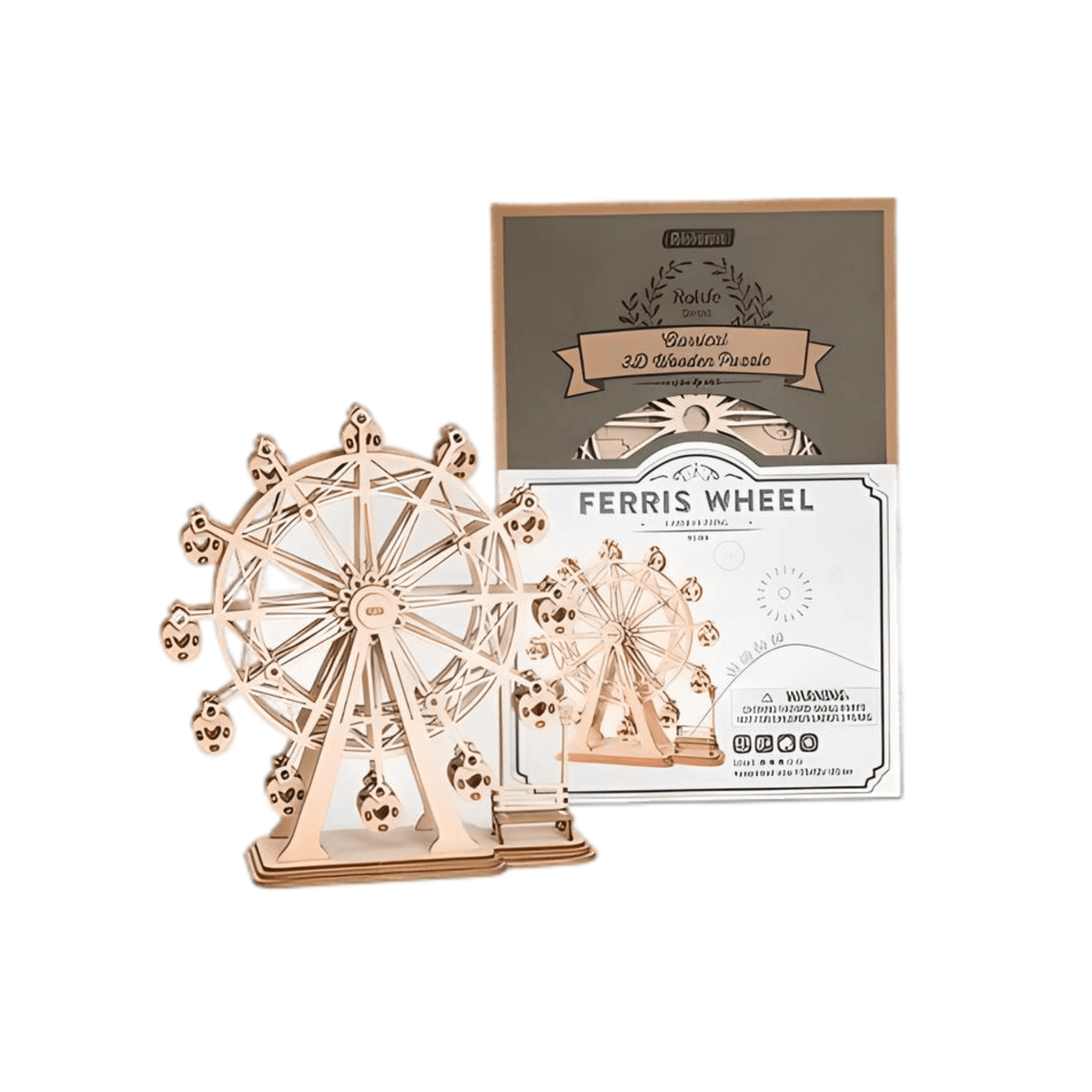 Rolife Ferris Wheel 3D Wooden Puzzle – Everbond Gifts